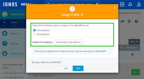 Assigning A New Additional Ip Address To A Server Vps And Migrated