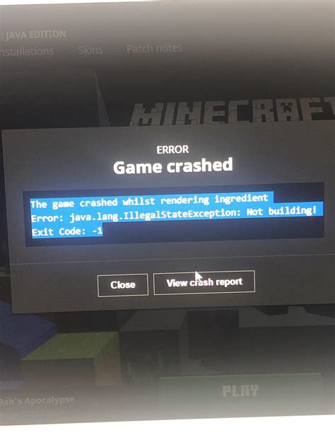 Keep Getting This Error With The Jei Mod Any Reason Why R Minecraft