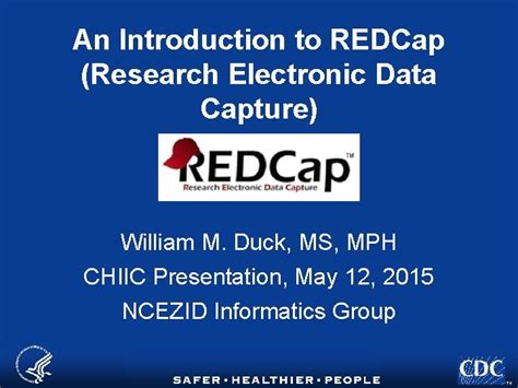 An Introduction To Redcap Research Electronic Data Capture