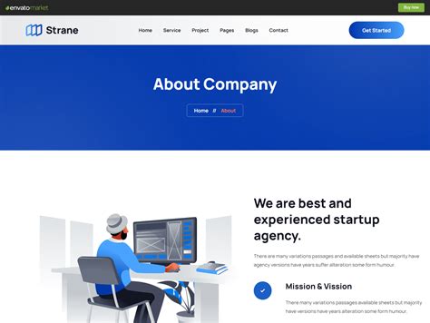 Dribbble Strane Startup Agency Bootstrap 5 Template 1png By Devitems