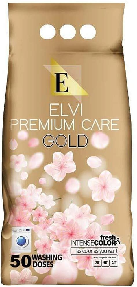Прах за пране Elvi Prem Care Gold 50пр Tmarket Сравни цените