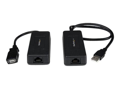 StarTech Com 1 Port USB Over Cat5 Cat6 Ethernet Extender Up To 131ft 40m USB110EXT2 EE