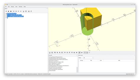 Openscad Preview Wierdly Broken Software Applications Manjaro Linux Forum