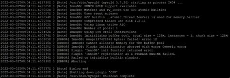 [mysql] innodb mmap 137428992 bytes failed errno 12