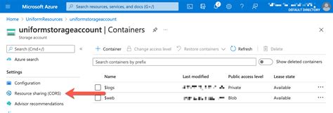How To Deploy To Azure Blob Storage Uniform For Sitecore Docs