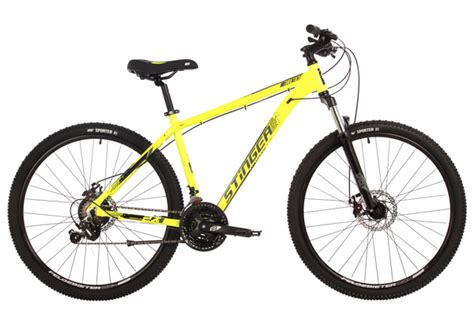 Велосипед STINGER 29" зеленый алюминий рама 18" Горный Взрослый ...