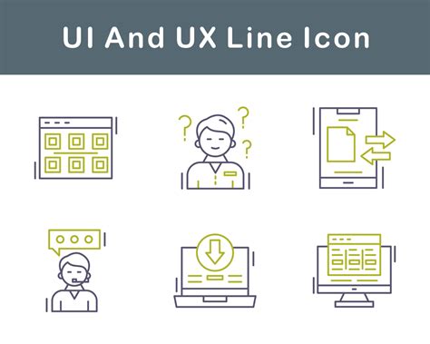 UI And UX Vector Icon Set 20708384 Vector Art At Vecteezy