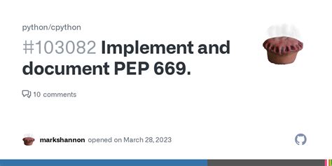 implement pep 669 · issue 103082 · python cpython · github