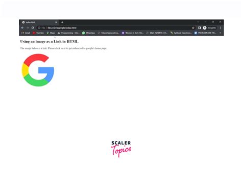 How To Create A Hyperlink In HTML Scaler Topics