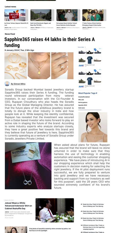 Rupayan Choudhury On Linkedin Very Happy And Excited To Share The News That Our Jewellery Startup