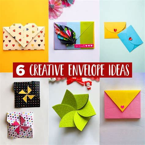 6 Creative Envelope Ideas Diy Paper Craft Origami Envelope