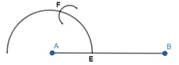 Draw A Line Segment AB Of 4 Cm In Length Draw A Line Perpendicular To AB Through A And B