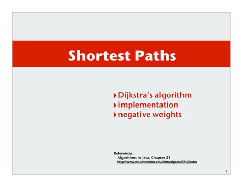 Shortest Paths Dijkstras Algorithm Implementation