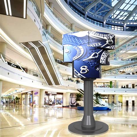 CubeVisionLED A 360 Degree Rotating LED Display Adhaiwell