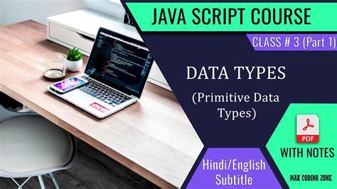 Data Types In Javascript Primitive Data Typesclass 3 Part 1