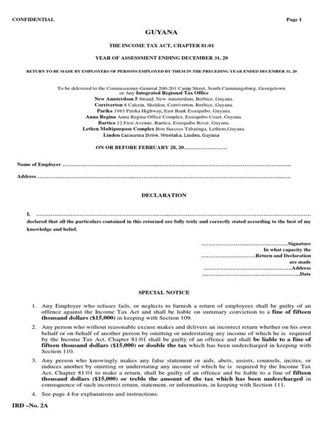 Declaration Return Madeby Employers 240219 160744 Pdf Salary Employment