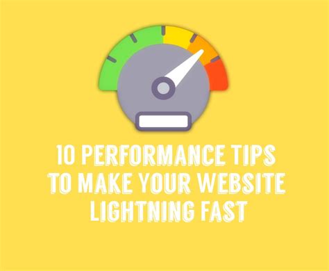 10 Performance Tips To Make Your Website Lightning Fast Our Code World