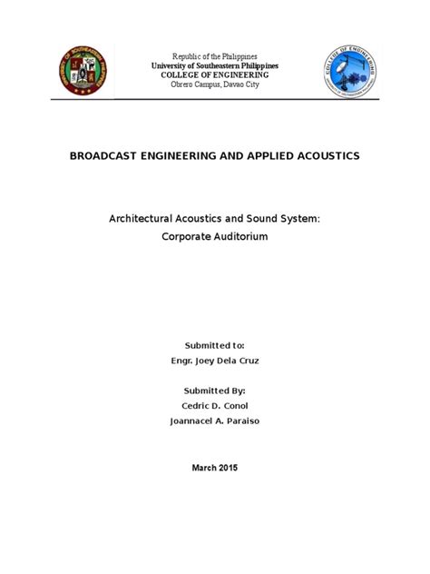 Acoustics Pdf Physical Phenomena Applied And Interdisciplinary