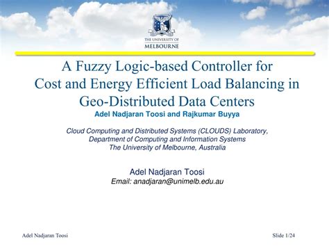 Ppt Fuzzy Logic Based Controller For Efficient Load Balancing In Data