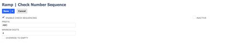 Netsuite Check Numbering Sequence Deployment Guide Ramp