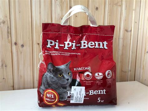 Наполнитель для кошачьих туалетов Pi Pi Bent Classik комкующийся из