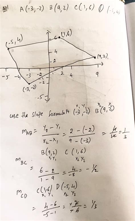 [solved] given quadrilateral abcd has vertices a 3 2 b 9 2 c 1