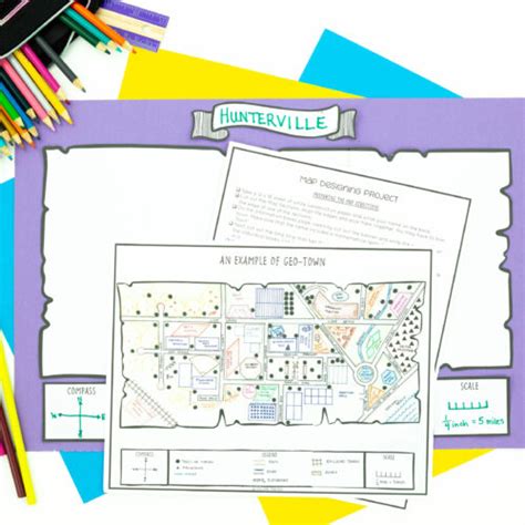 Map Skills Project Based Learning Geometry Printable Digital Google Classful