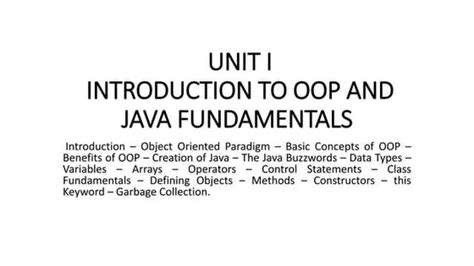 Oops In Javapptx Programming Languages Computing