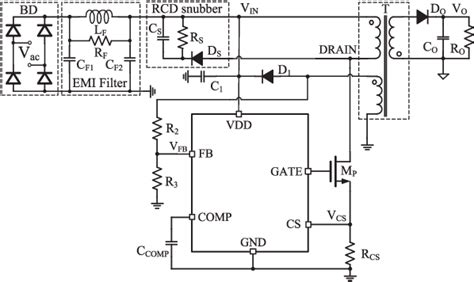 Figure 1 From A Constant Current Control Scheme For Primary Side Controlled Flyback Controller
