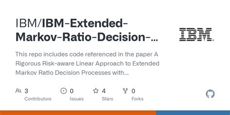 Github Ibmibm Extended Markov Ratio Decision Process This Repo Includes Code Referenced In