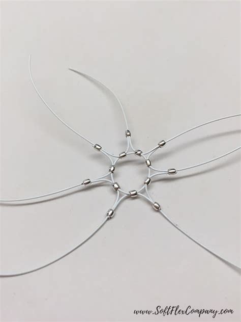 Free Beading Project Idea Halloween Spider Web Soft Flex Company