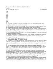 HW Biology Honors Prentice Hall Textbook By Miller Levine Chapter