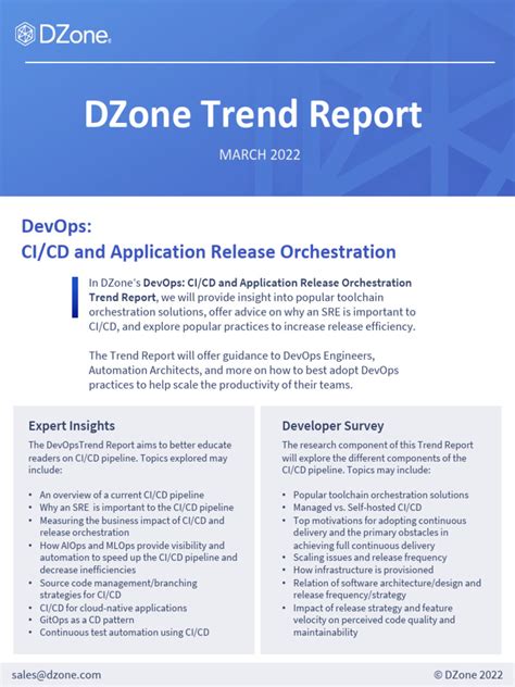 Dzone Trendreport Cicd Sellsheet Pdf Computing Systems Architecture