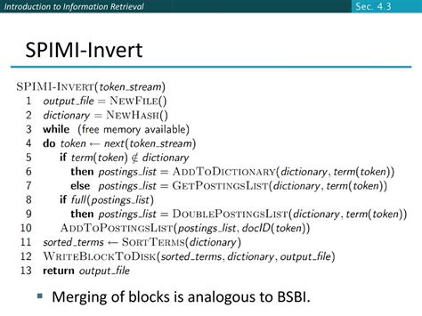 3 2 index construction most slides were adapted from stanford cs 276