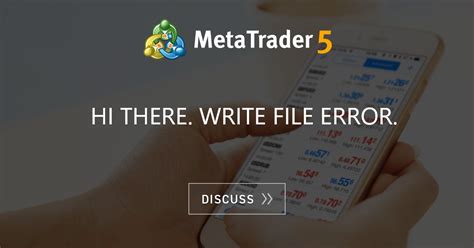 Hi There Write File Error Strategy Tester Mql4 And Metatrader 4