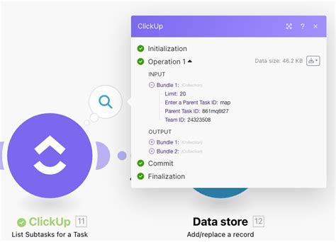 Make Clickup List All Subtasks Rintegromat