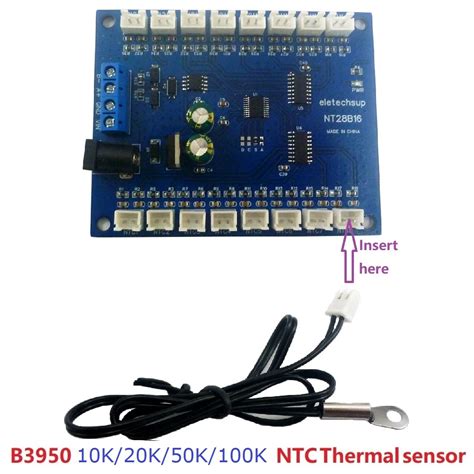 Nt28b16 100k 16 Ch Rs485 Temperature Acquisition Board Rtu Paperless