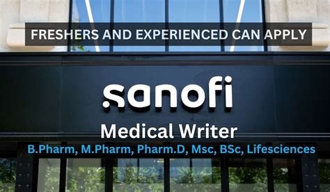 Trainee Scientific Writer Needed In Sanofi
