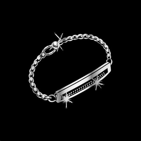 a bracelet with the word esc on it premium ai generated vector