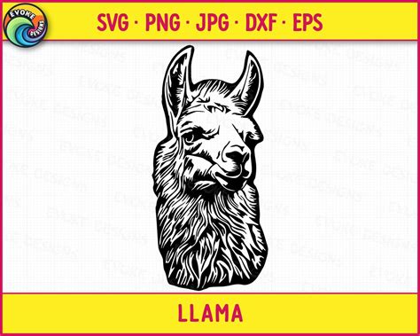 Llama Svg Alpaca Clipart Funny Llamazing Llama Face Svg Llama Png