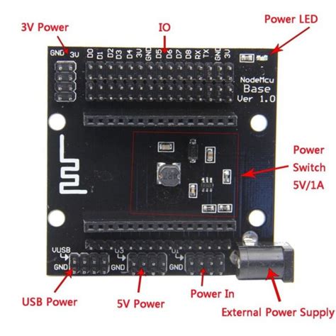 Nodemcu Baseboard Esp8266 Serial Port Baseboard Lua Wifi Development Board