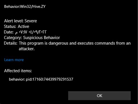 Strange Windows Defender Message R Microsoft