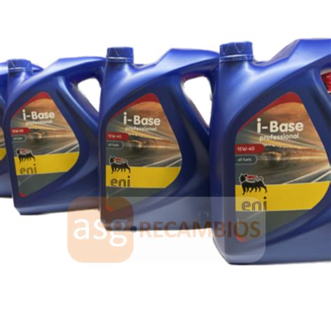 ACEITE MOTOR ENI 15W40 5L - ASG Recambios