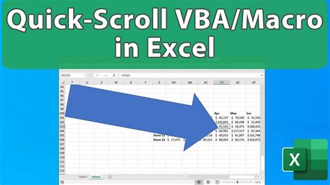 How To Set Scroll Area In Excel Vba At Dorothy Leasure Blog