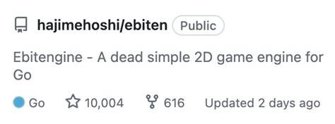 ebitengine a dead simple 2d game engine for go