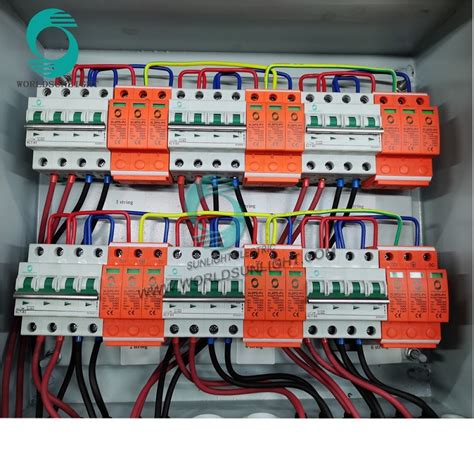 WSDB PV IP ENTRADAS SALIDAS A V DC Kw Array Fotovoltaico Solar Caja Combinada
