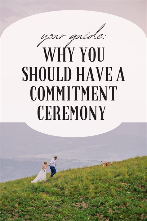 Why Have A Commitment Ceremony Artofit
