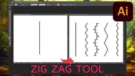 How To Use The Zig Zag Tool In Adobe Illustrator YouTube