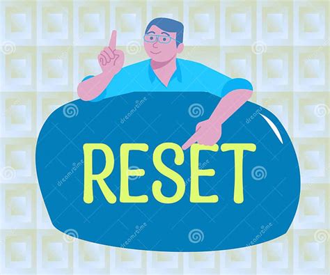 Text Showing Inspiration Reset Word For Cause Device Return To Its Factory Mode Set Again Zero