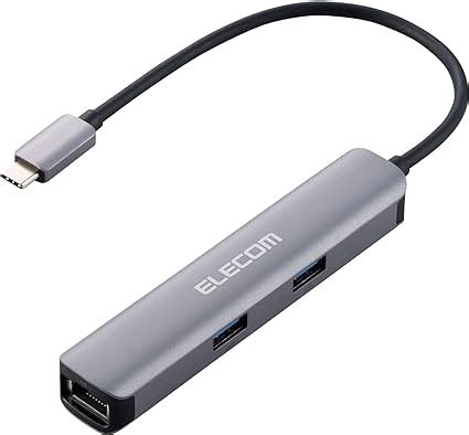 Amazon Co Jp Elecom DST C17SV Docking Station USB Hub Type C Connection HDMI X 1 USB3 1